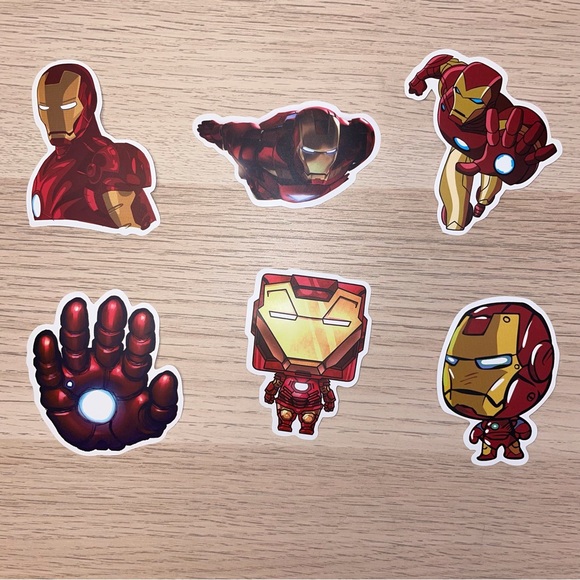 Art | Iron Man Stickers 6 | Poshmark